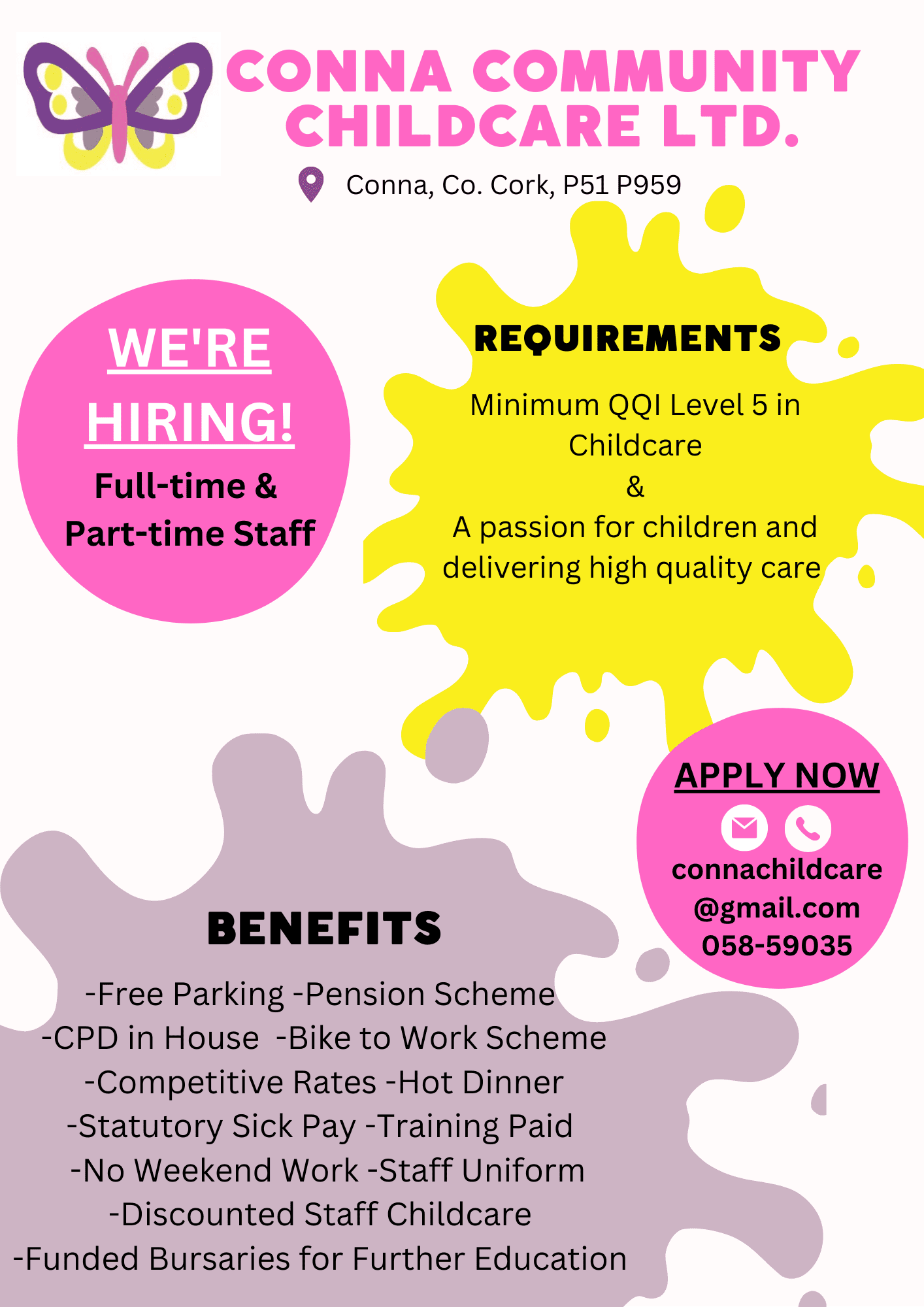 Conna Community Childcare - St Catherine's National School - Conna